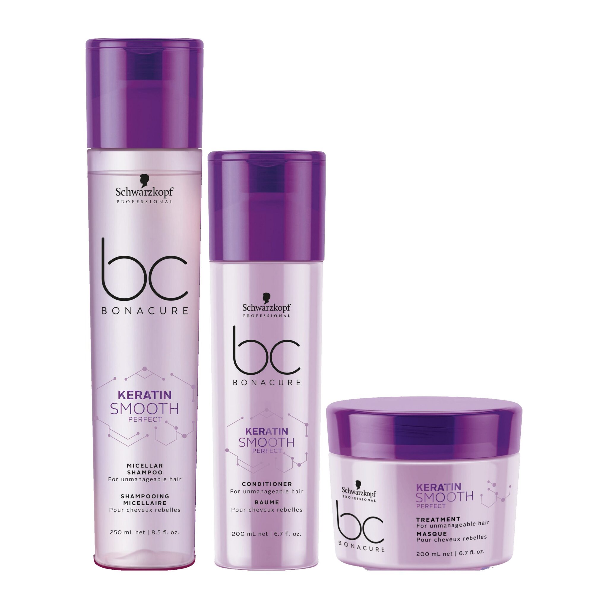 Schwarzkopf Professional BC Bonacure Keratin Smooth Perfect Micelllar ...